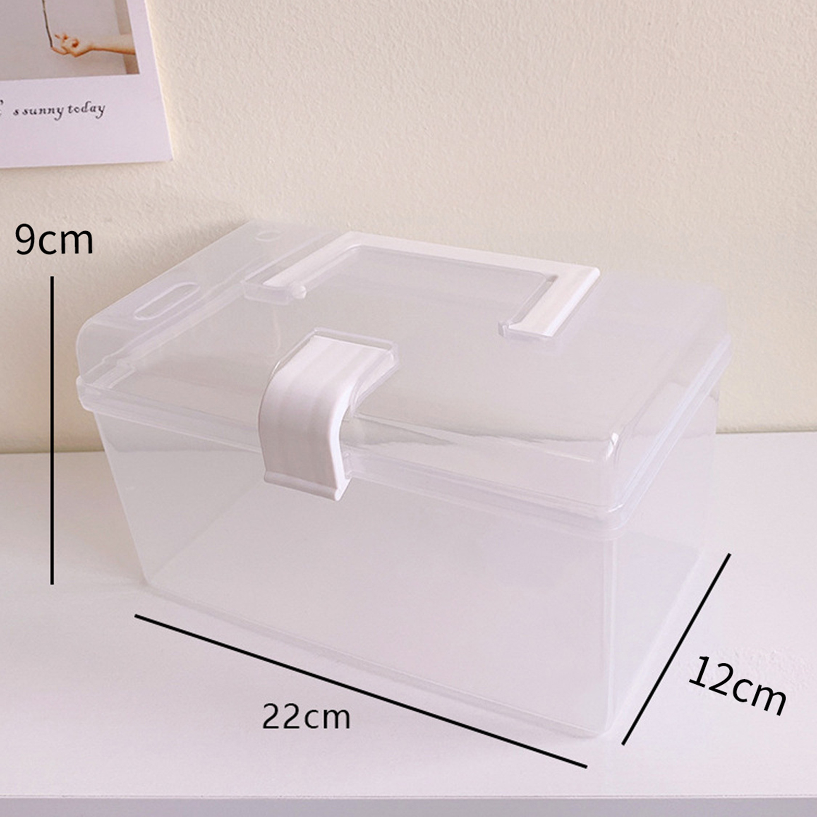 Cheers US Clear Plastic Storage Box Case Organizer Reusable Keeper ...